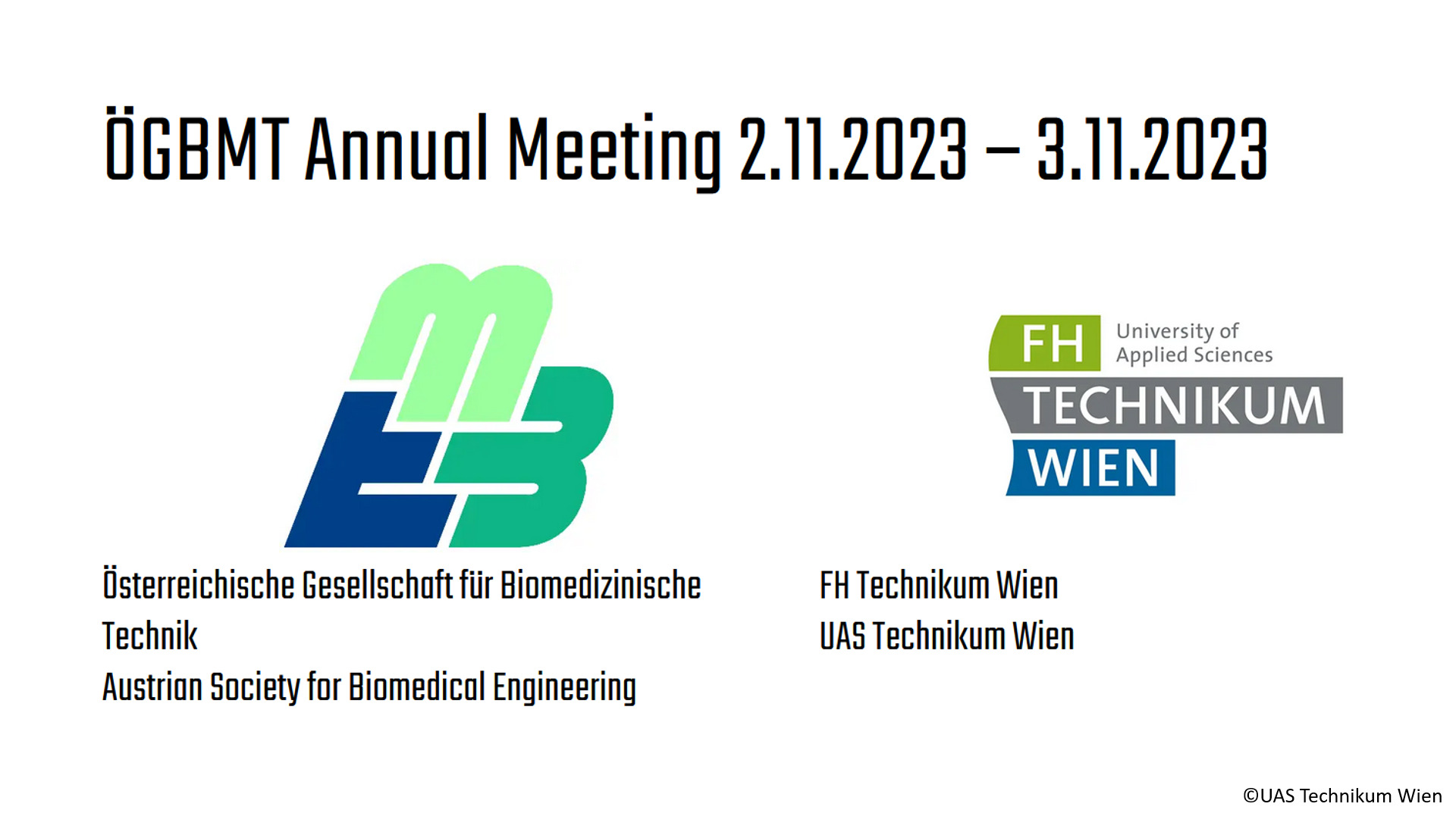 ACMIT at the ÖGBMT Conference 2023 - ACMIT.at